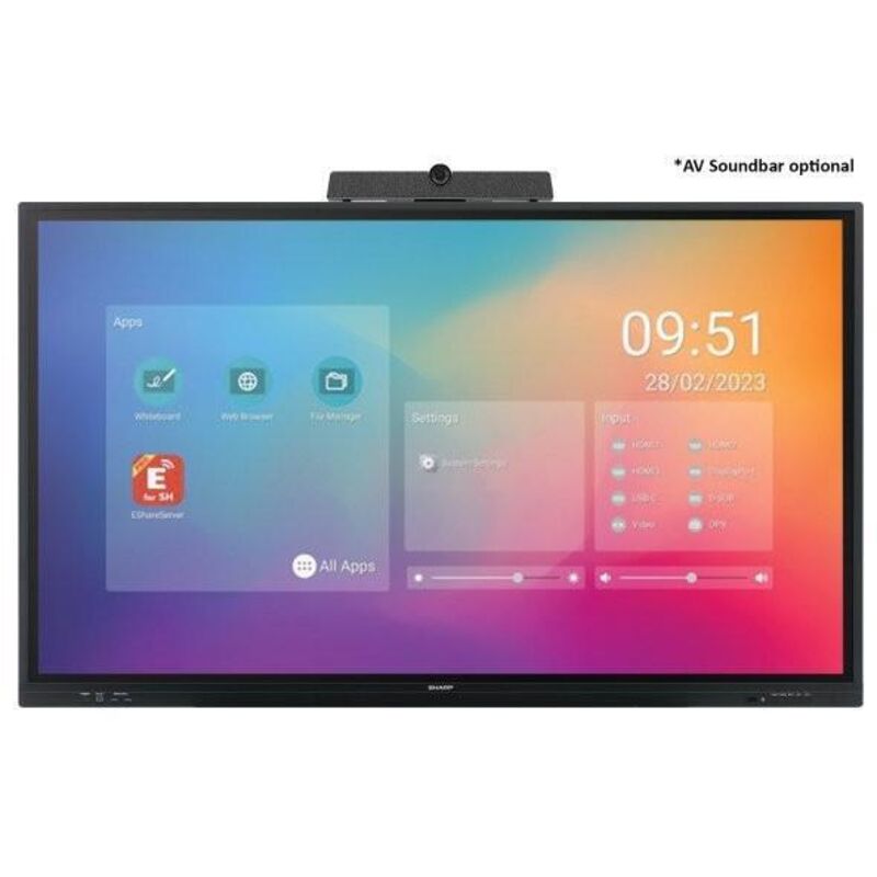 Sharp PN-LC752 Écran plat de signalisation numérique 190,5 cm (75") LCD ...
