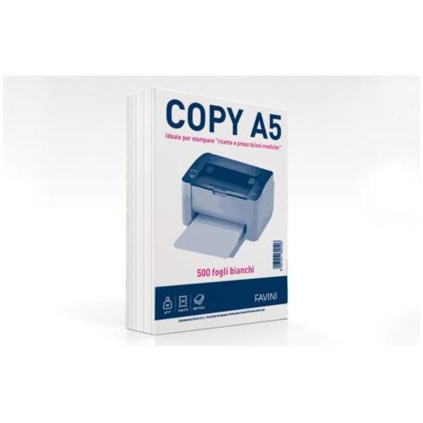 Favini COPY A5 papier jet d'encre A5 (148x210 mm) 500 feuilles Blanc