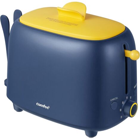 Tostapane Comfee MT-RP2L18W2 950W 7 Livelli di Tostatura Blu Giallo