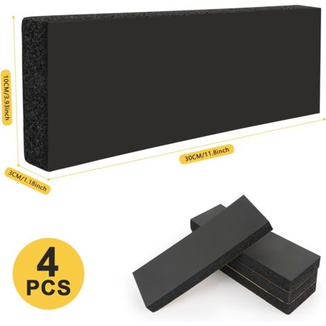 4Pcs Mousse Protection Garage, Protection Portiere Voiture Autocollante ...