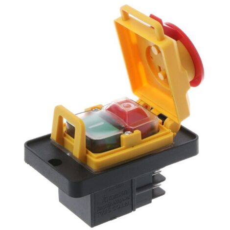 Not-Aus-Taster, Spannungsfreigabe-Drucktastenschalter