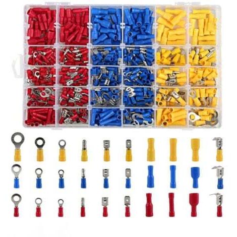 480 pezzi di terminali elettrici, terminali elettrici per auto ...