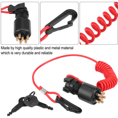 Interruptor De Llave De Encendido Cord n 5005801 Para Embarcaci n Evinrude interruptor-de-llave-de-encendido-cord-n-5005801-para-embarcaci-n-evinrude