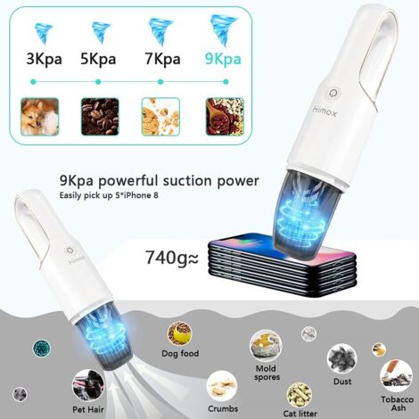 Mini Aspirateur Aspirateur De Voiture À Main Voiture Et Maison Double ...