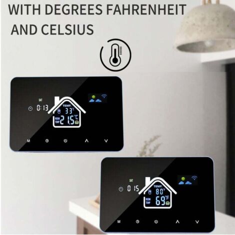 Thermostat WiFi Écran Tactile 16A Haute Précision 5-95℃ Protection IP20 ...