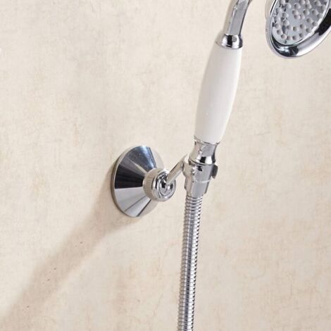 Support De Douche Mural Support Mural Pour Douchette orientable 360 ...