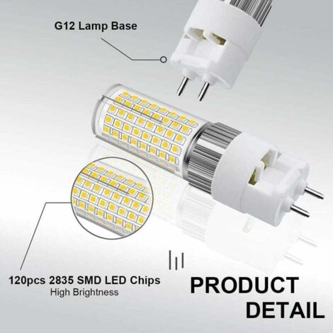 G12 16w LED Corn Light ampoule 220V 1600lumen blanc chaud 3000k Corn ...