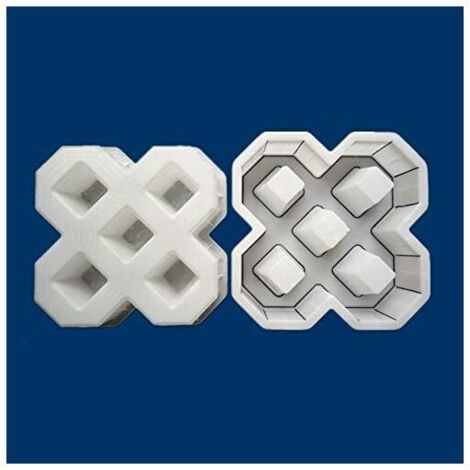 Moule A Pavé,Moule Pour Dalles En Beton Bricolage Square Garden Chemin ...