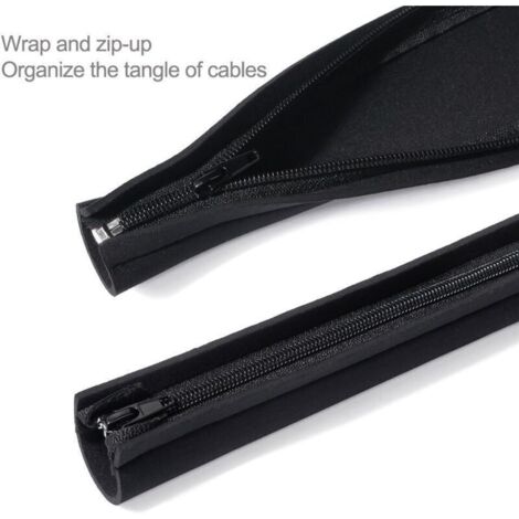 Cache-Câble Rangement de Câble【Lot de 4 x 50cm】, Cacher Les Fils Gaines ...