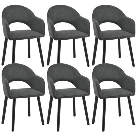 Modern dining chairs with crescent-shaped backrests and ergonomic ...