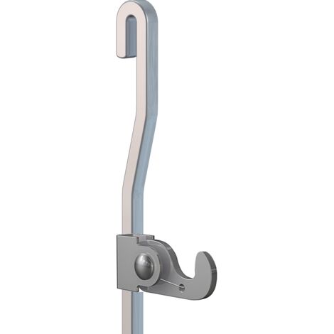 Cimaise Box PREMIUM Classic Rail Grau + Stange 4 mm - 2 Meter - Komplettset