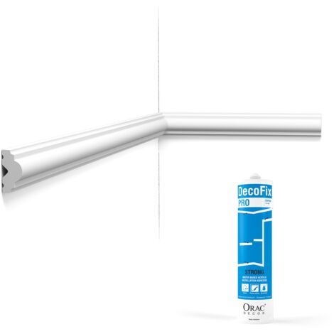 Pack 10 mètres Cimaise murale PX103 avec colle - Orac x Cimaises-et ...