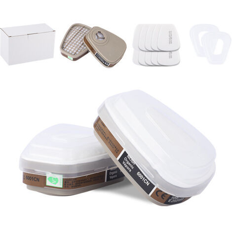 Cartouches de Filtre pour Masque Respiratoire 6200, 6800, 7502, 7503 ...