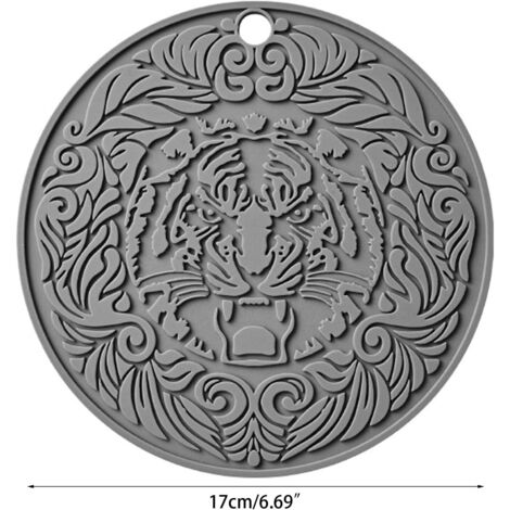 Coussin isolant épais en silicone pour table de restaurant, tapis anti ...