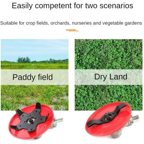 Coupe Herbe Plaque De Désherbage, Disque De Désherbage avec 2Types De ...