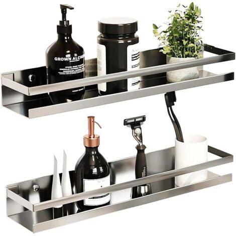 Étagère Douche sans perçage Etagère de Salle de Bain Adhesive,Panier ...