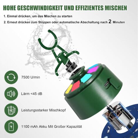 650ml Shaker electrique shaker electrique proteine avec compartiment à ...