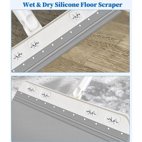 Raclette de Sol en Silicone, Laveur à Raclette à Eau Amovible, Mousse ...
