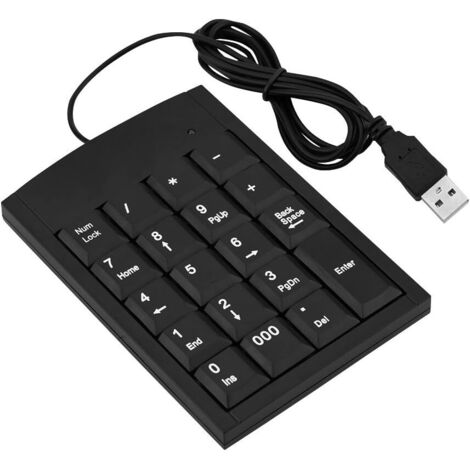 Mini pavé numérique USB – Clavier portable pour PC ou portable – Taper ...
