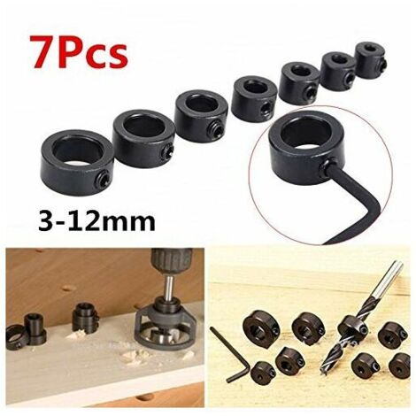 8 Piece Depth Limiter Set - Drill Bit Assemblies - Depth Limiter Drill ...