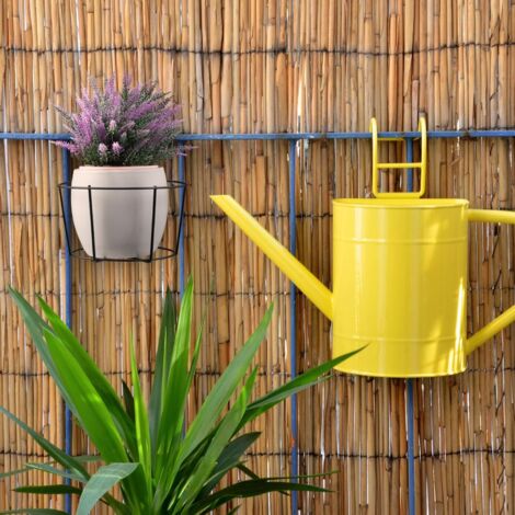 Support à Pots de Fleurs, Lot de 4, Porte-Pot, pour rambarde du Balcon ...