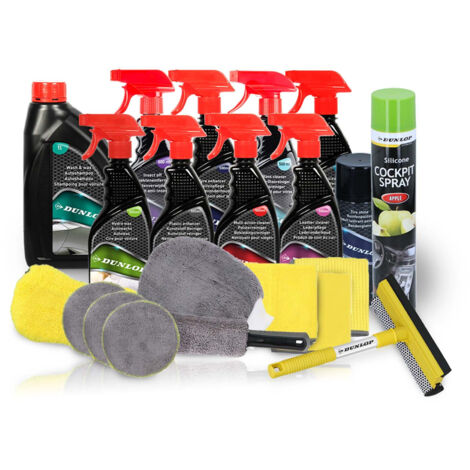 Pack Complet Nettoyant Intérieur/Extérieur pour voiture 21 pièces ...