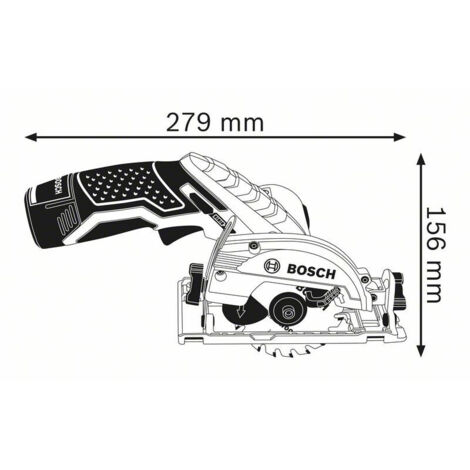Scie circulaire compacte Bosch Professional 12V coupe de 26,5mm ...