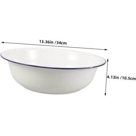 [NIE BENUTZT]Emaille Fußbad Emaille Becken Emaille Waschbecken Emaille ...