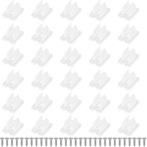30 pezzi clip di fissaggio per strisce LED, clip per strisce LED al ...