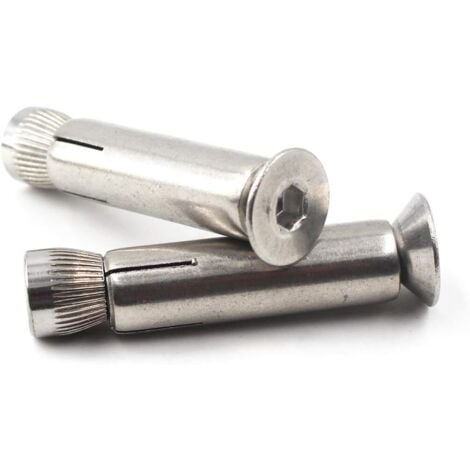 pernos de expansión hexagonales de acero inoxidable 304 M8 x 60