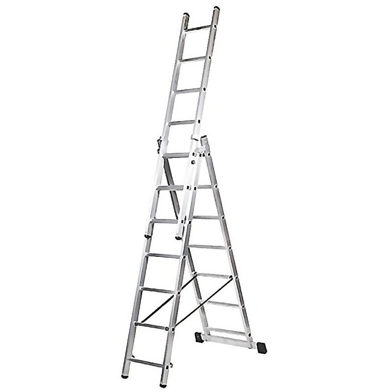 ESCALERA ALUMINIO INDUSTRIAL TRIPLE 10 P.