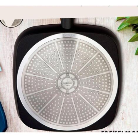 ASADOR GRILL ALUMINIO FORJADO CERAMICA SOFT 28 CM FACKELMANN