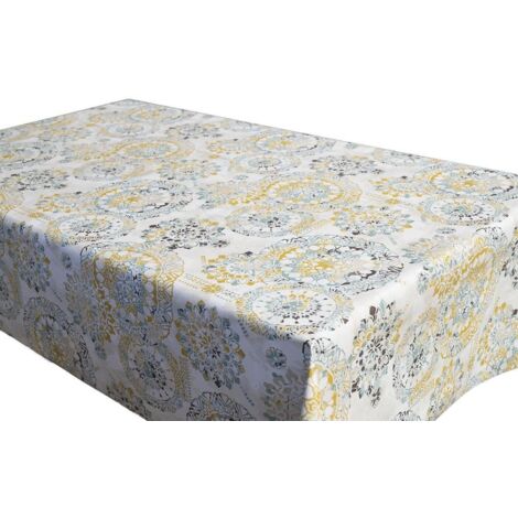 ROLLO DE MANTEL ANTIMANCHAS MOSAICO CALIDO 1,40 X 20 M