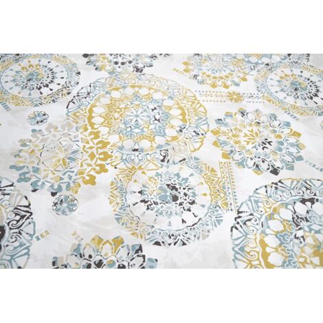 ROLLO DE MANTEL ANTIMANCHAS MOSAICO CALIDO 1,40 X 20 M