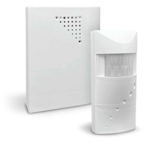 TIMBRE INALAMBRICO SENSOR PIR 8 MELODIAS