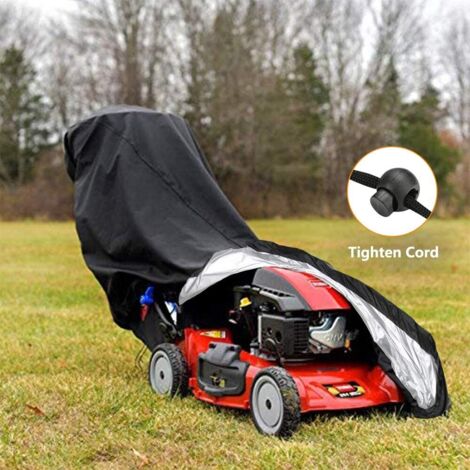 NOLUXA Housse pour tondeuse à gazon, étanche, anti-poussière et anti-UV ...