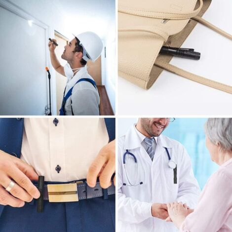 NOLUXA Stylo LED Mini lampe de poche Super petit clip de poche étanche ...