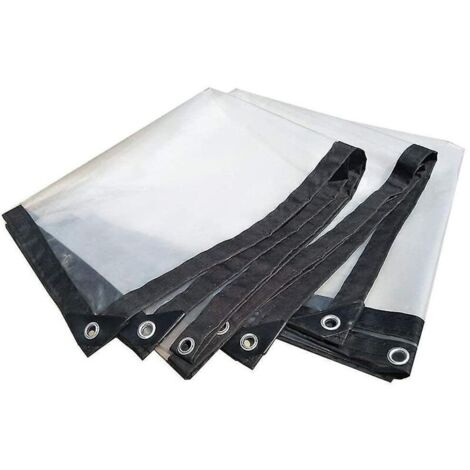 2x3m Bâche transparente imperméable avec œillets - Grande bache ...