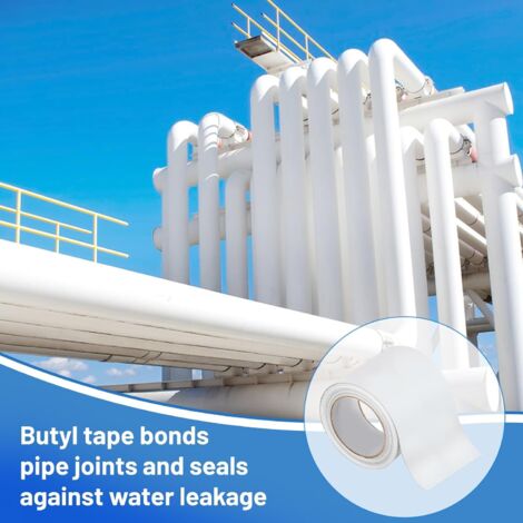Ruban d'étanchéité en butyle blanc 10 cm x 5 m, ruban d'étanchéité ...