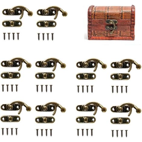 Lot de 50 crochets droits en bronze avec tendeur, kit de bricolage pour ...