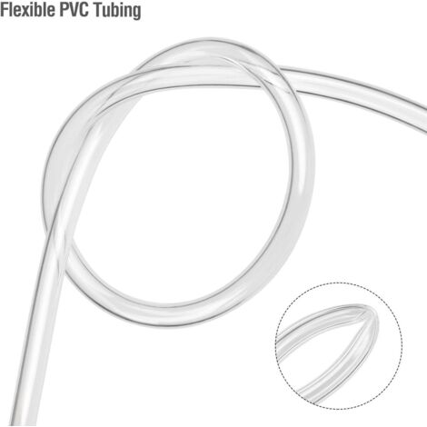 Tuyau flexible en PVC transparent de qualité alimentaire 8 mm × 11 mm ...