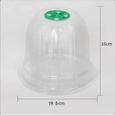Lot de 10 Pièces Cloche pour Plantes de Jardin, 19CM x 16CM Couverture ...