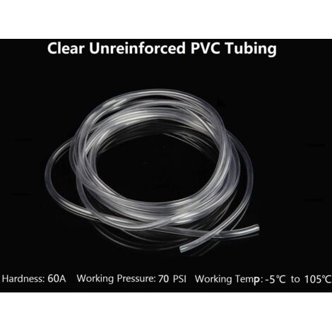 Tuyau flexible en PVC transparent de qualité alimentaire, 8 mm x 11 mm ...