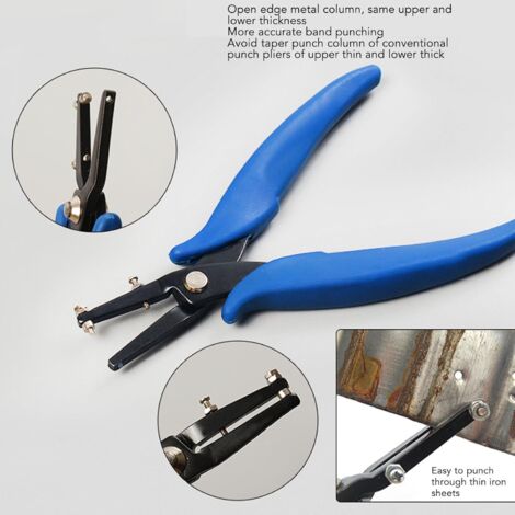 Poinçon à métal 1,6 mm - Pour tôle/plastique avec manche en PVC