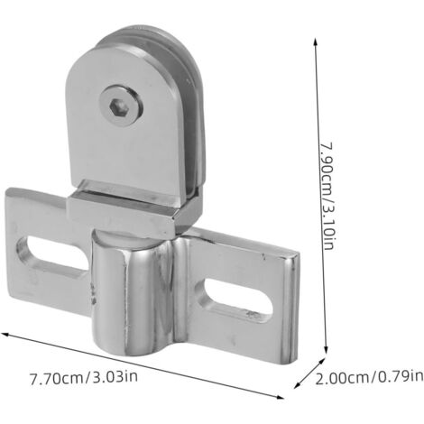 ensemble de charnières de porte de douche, fixation de charnière de ...