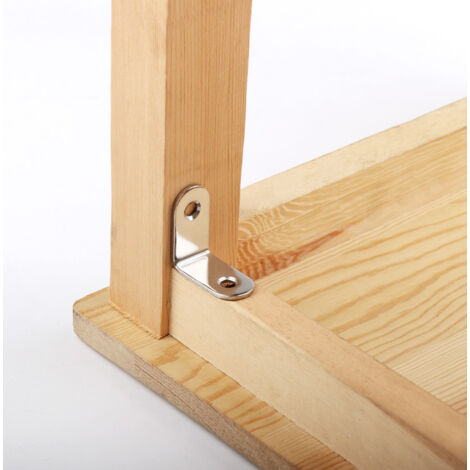 10 Pack Stainless Steel Angle Brackets, Square Edge Angle Brackets ...