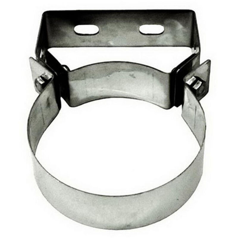 Brida de montaje para conducto de humos DN 120 tubo de acero inoxidable 316