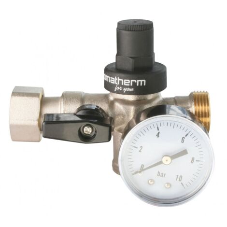 Druckminderer 3-in-1 Druckminderer 20 x 27 + Manometer CENTRALE BRICO