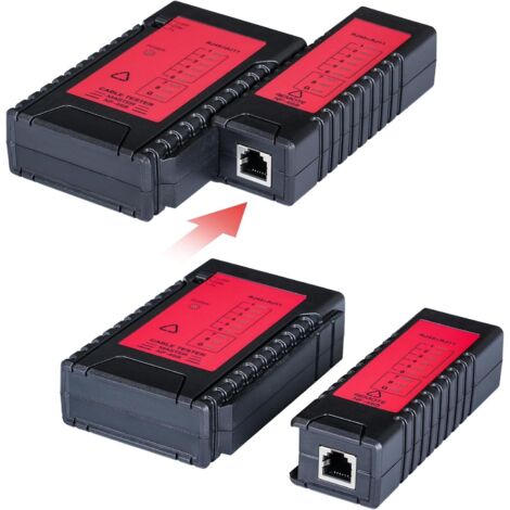 Kabeltester, RJ45, RJ11, Ethernet, LAN, Cat5, Cat6, Kabelsucher ...