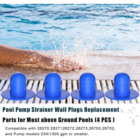 4 Stück Schwimmbadstöpsel, Pool-Wandstöpsel, Schwimmbadstöpsel ...